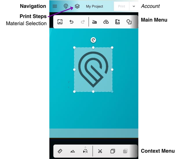 The Glowforge App Workspace