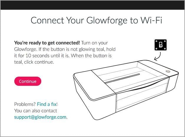Connect Your Glowforge to Wi-Fi